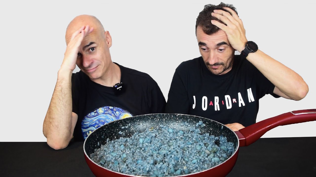 Hice COMIDA COLOR AZUL sin Colorantes Artificiales - YouTube