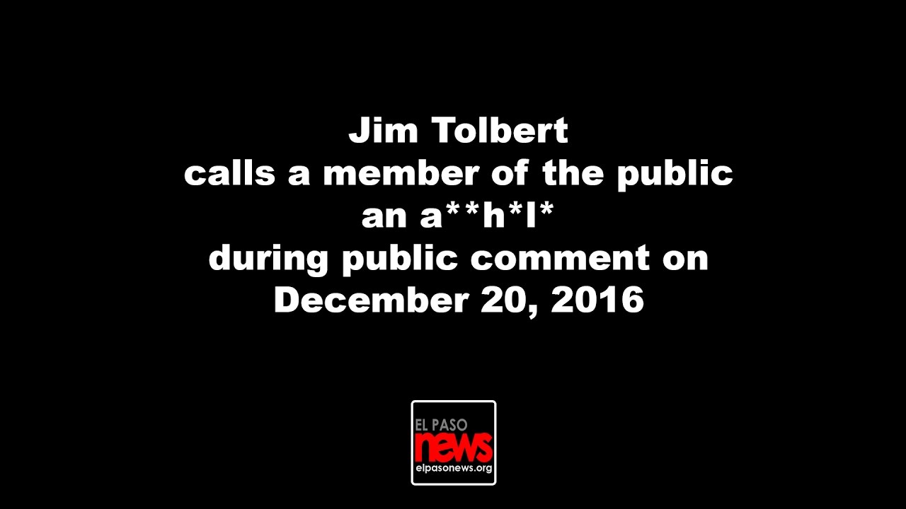 Jim Tolbert - December 20, 2016 - YouTube