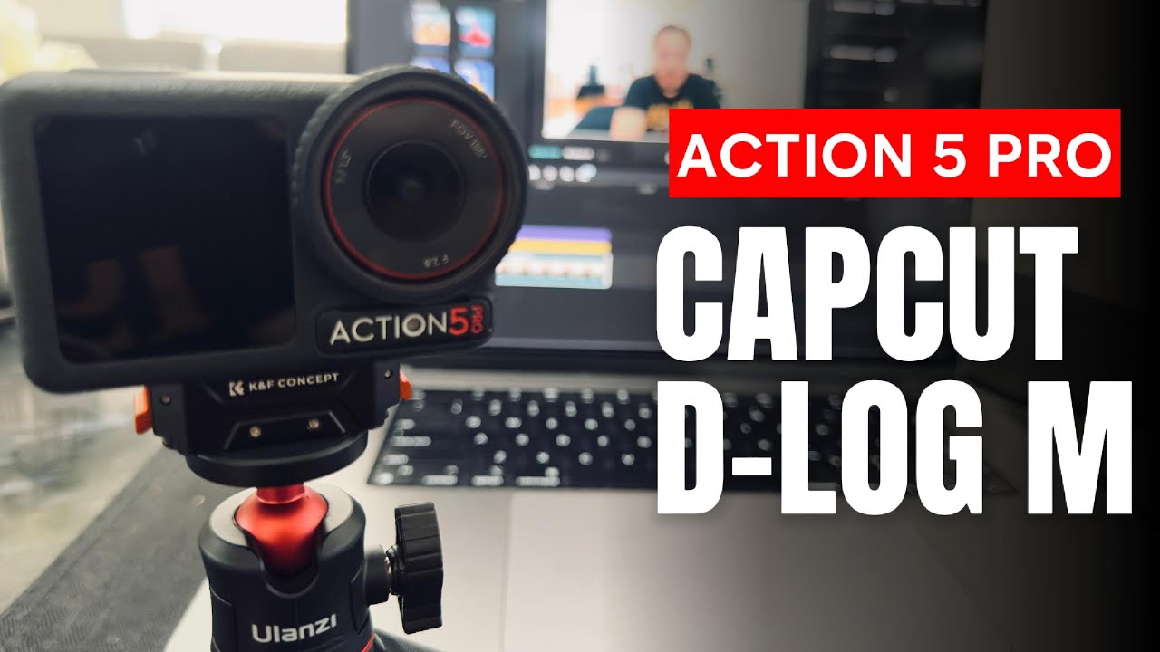 Easy way to color grade D-Log M | How to edit DJI Action 5 Pro videos ...