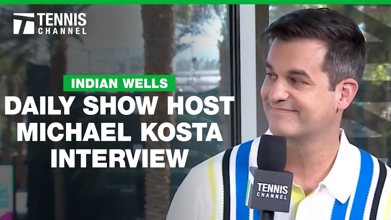 Daily Show Host Michael Kosta Talks Tennis Comedians and New Book ...
