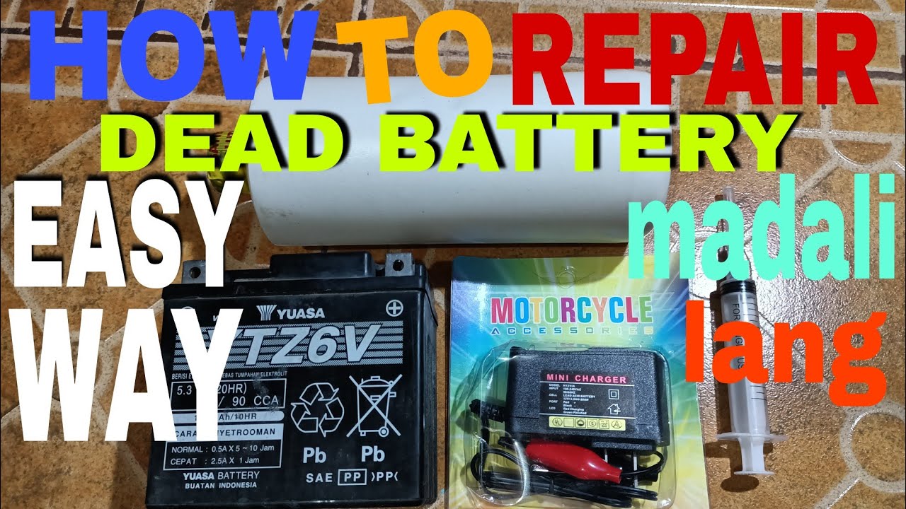 HOW TO REPAIR DEAD BATTERY 🔋 EASY WAY 💯👌💪 - YouTube
