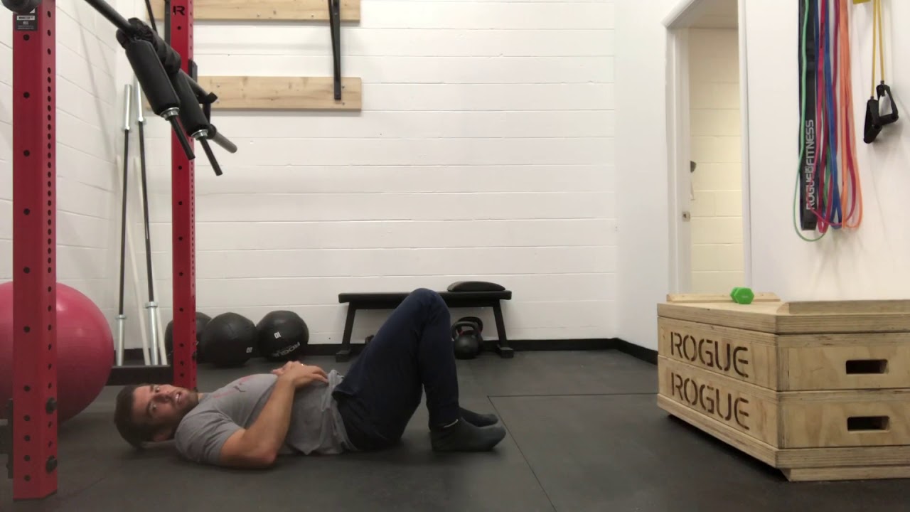 Hamstring Bridge Walk Out - YouTube