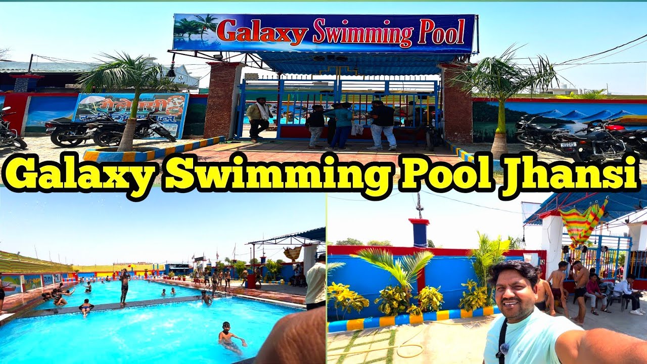Galaxy Swimming Pool Jhansi || water park Jhansi - YouTube