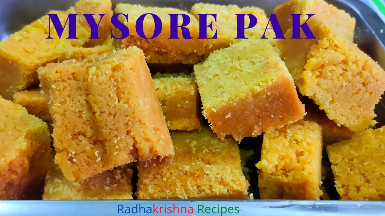 Soft Mysore Pak Without Ghee 🧈 | గుల్ల మైసూర్ పాక్🤤 | Melt-in-Mouth ...
