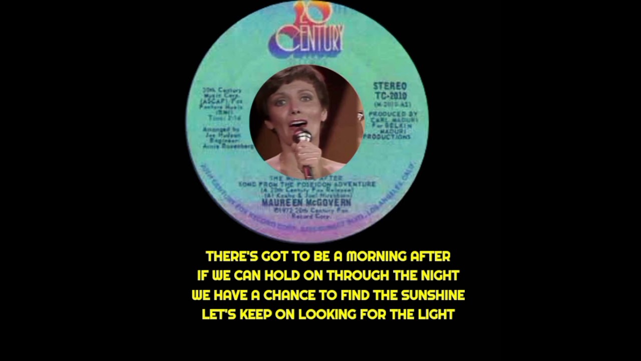 The Morning After - MAUREEN McGOVERN: w/lyrics Nostalgic 70's - YouTube