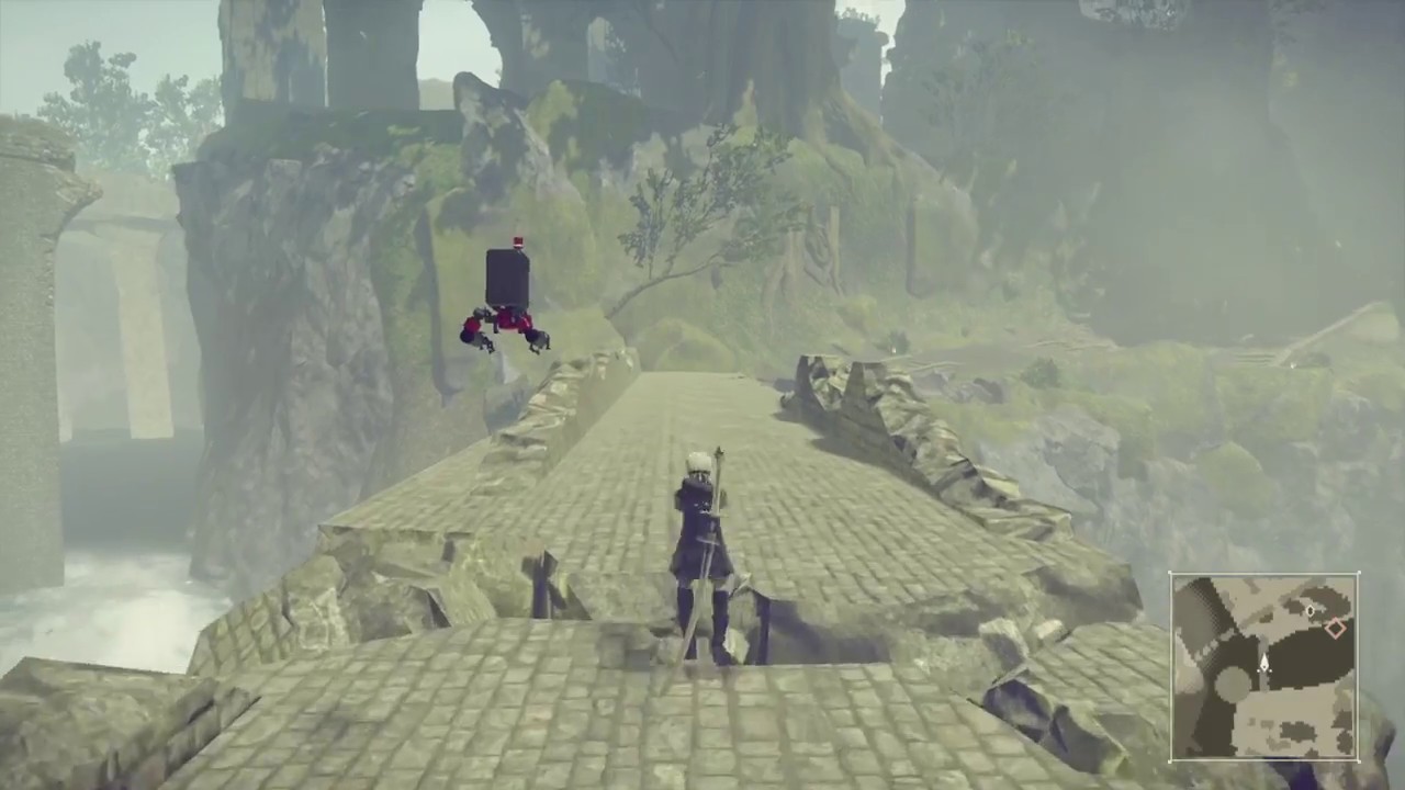 NieR Automata Walkthrough Part 15 - The Tower, Ending C - YouTube