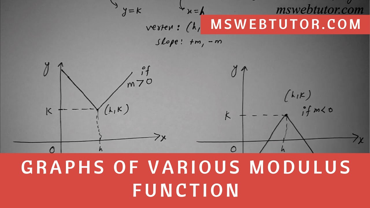 Graphs Of Various Modulus Function Mod Of X In Hindi Mswebtutor