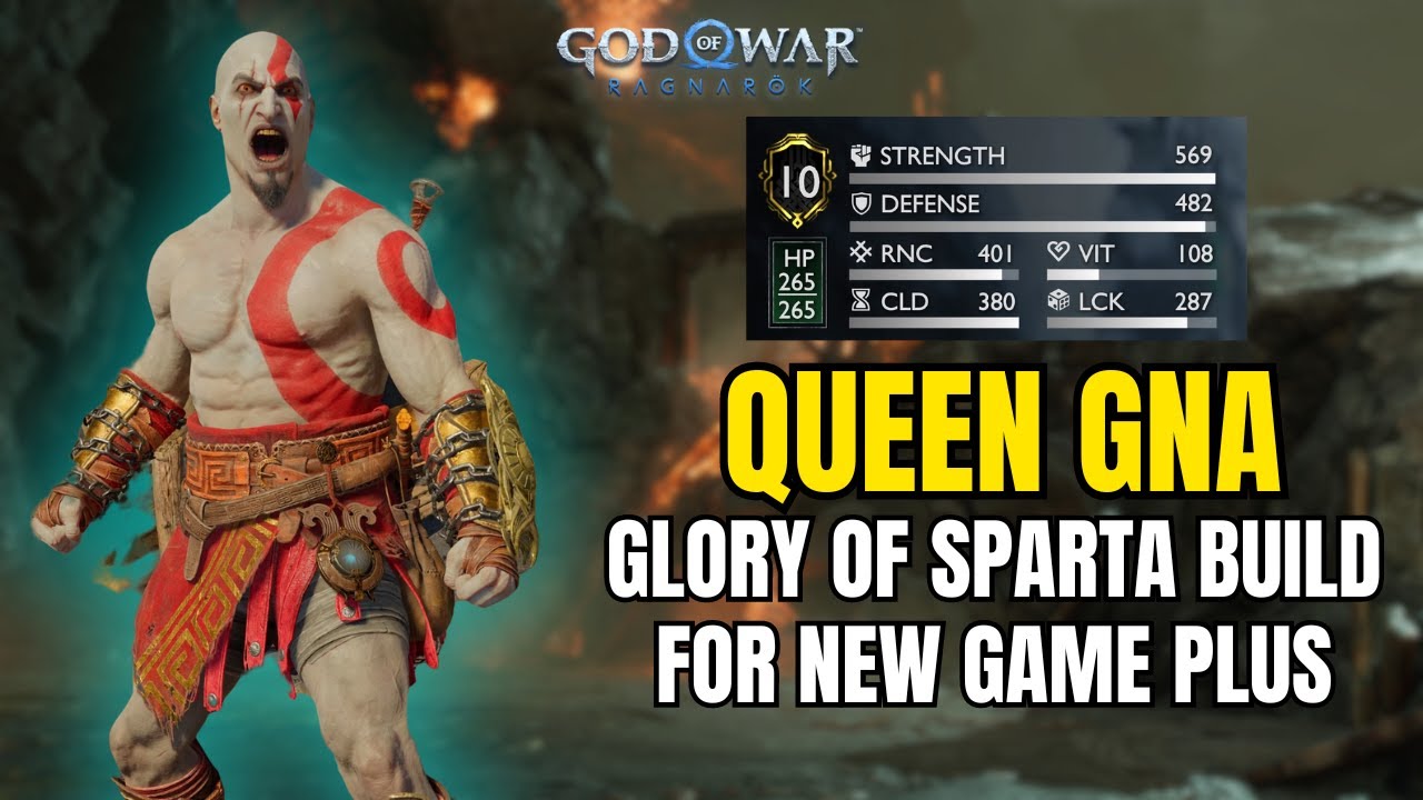 QUEEN GNA - Glory Of Sparta BUILD - GMGOW + No Damage - God Of War ...