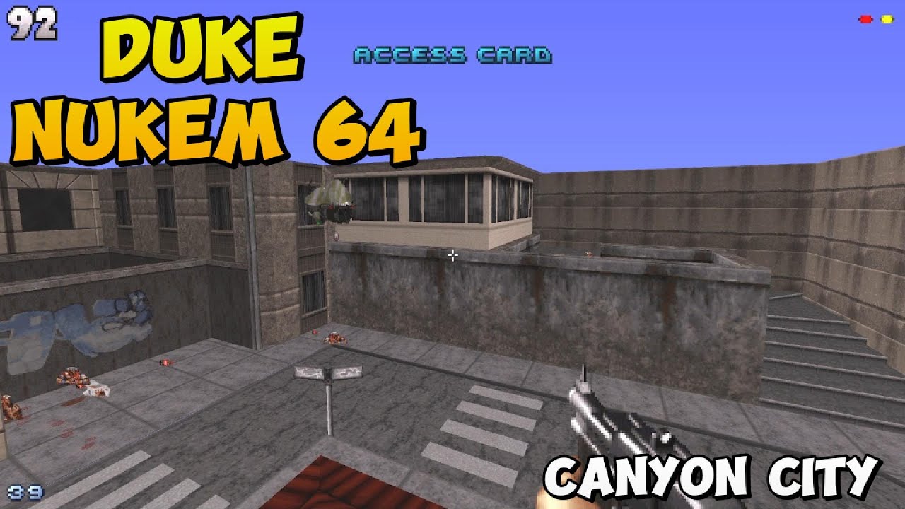 Duke Nukem 64 PC Port- Canyon City - YouTube