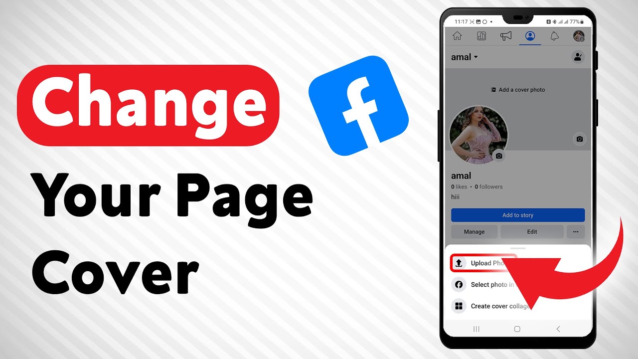 How To Change Your Facebook Page Cover Photo - Full Guide - YouTube