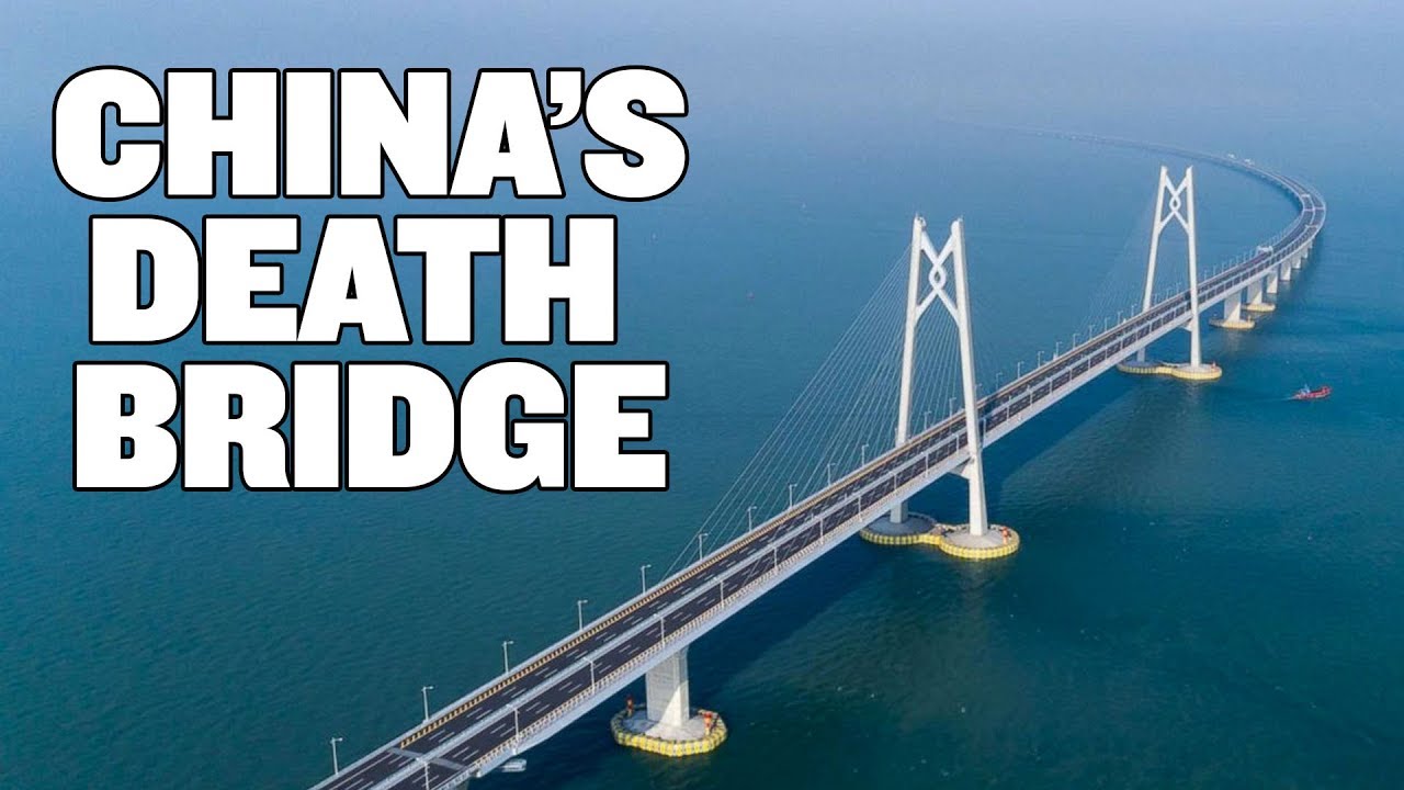 China Unveils World’s Longest Sea Bridge - YouTube
