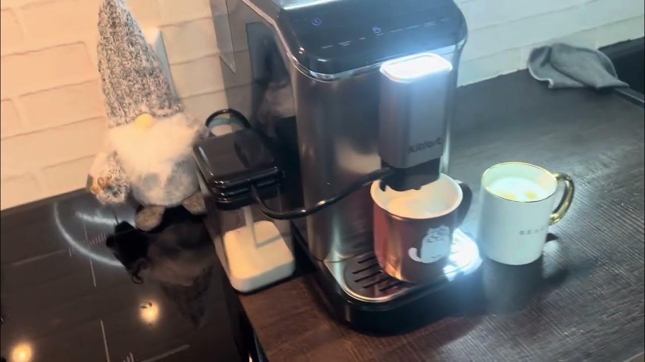 Обзор автоматической кофемашины Kitfort KT-7166 - YouTube