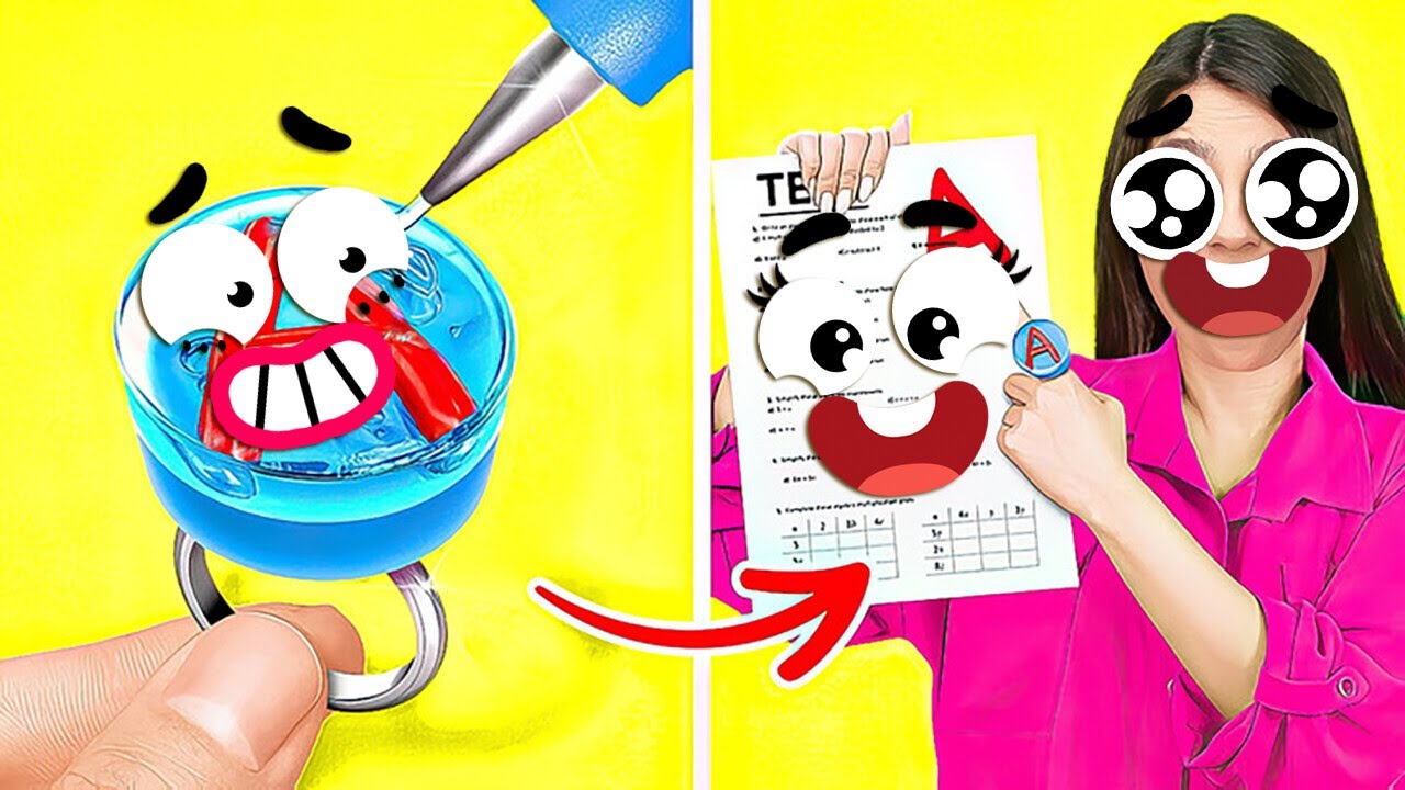 🤫 BAND-AID CHEATS THE TEST?! 😆 Smart or Just Sneaky? | Funny Doodle ...