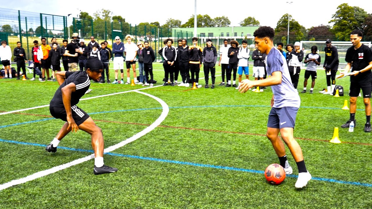 Premier League Academy Player Went Crazy! Best In The World? (1v1s for ...
