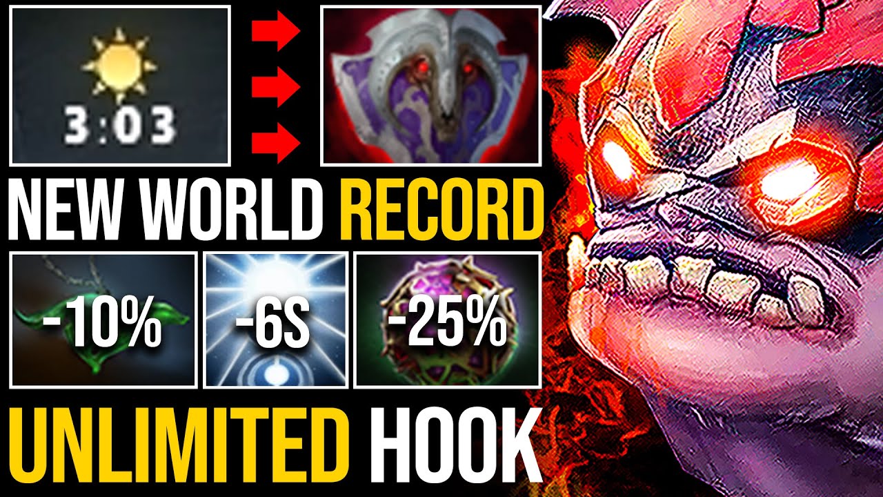 NEW WORLD RECORD!!! WTF Pudge 3Mins Vanguard & Unlimited Hook [98% Hooks] | Pudge Official - YouTube