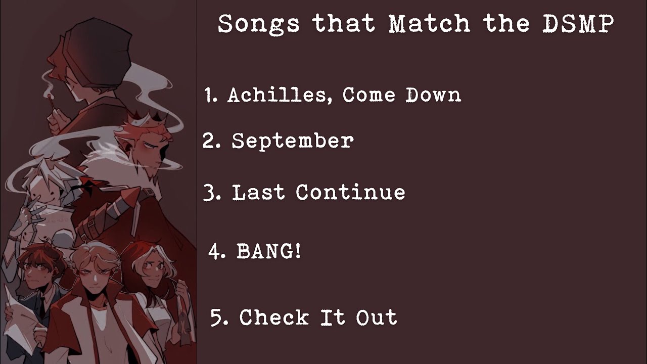 songs that match the dsmp lore | w/ lyrics - YouTube