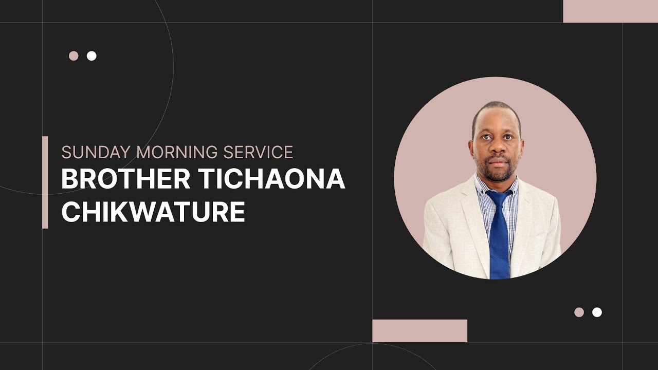 Brother Tichaona Chikwature - Sunday Morning - 23-05-07M - YouTube