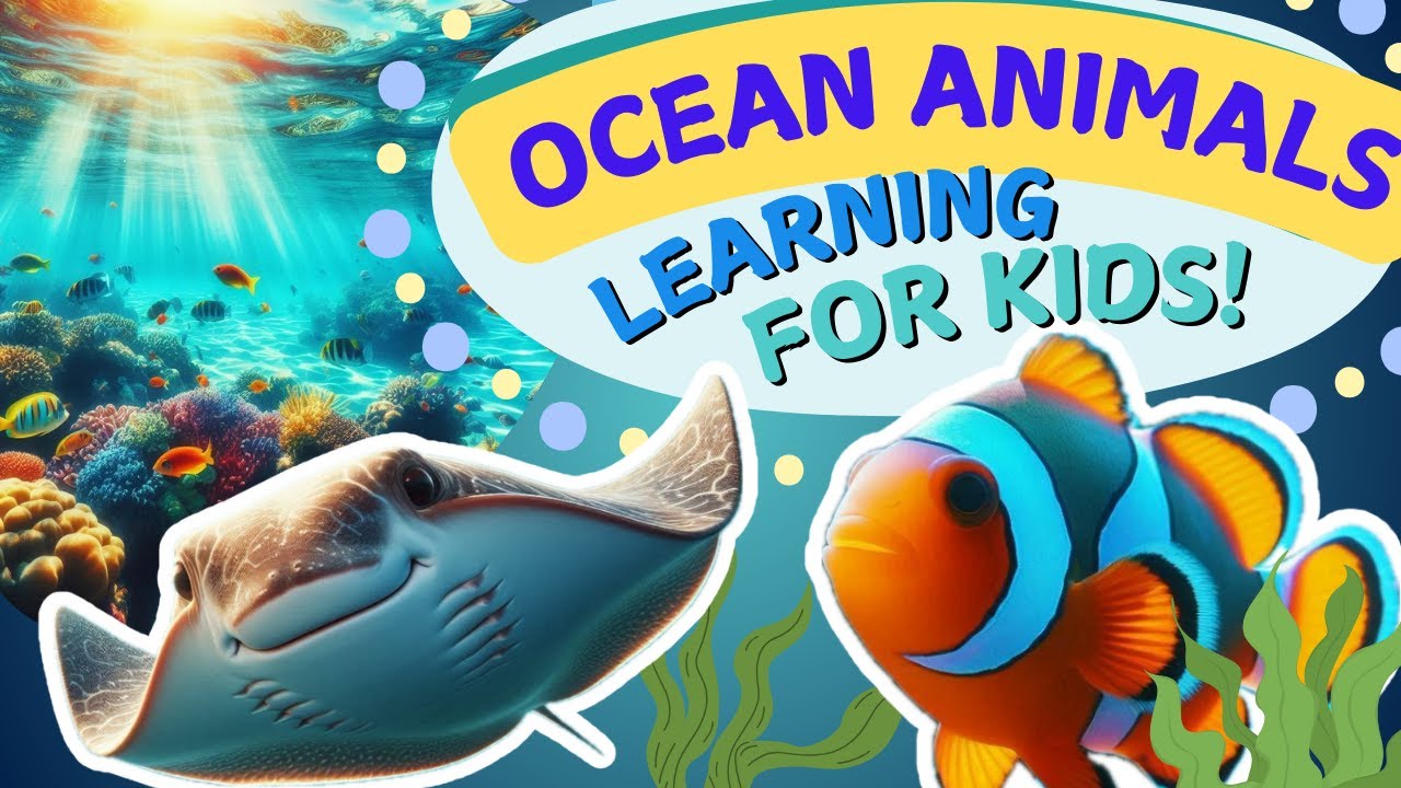 Amazing Ocean Animals for Kids! 🐠 Learn Sea Creatures Names & Fun Facts ...
