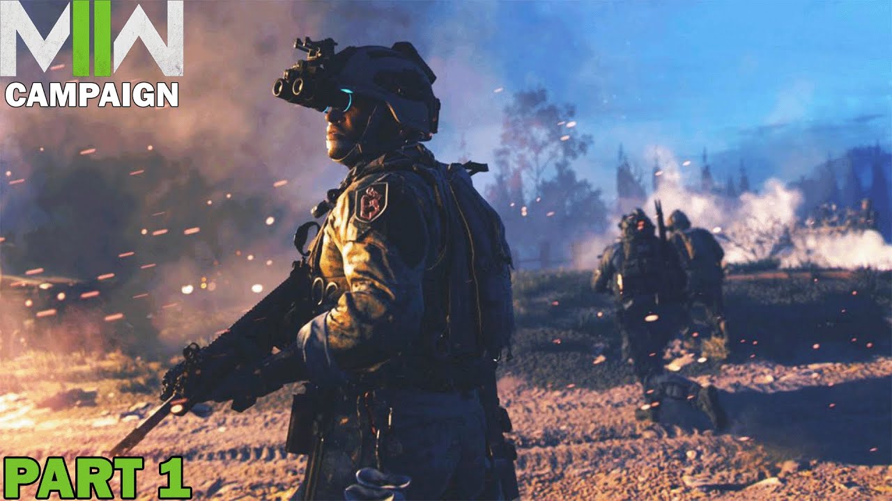 START OF MODERN WARFARE 2 CAMPAIGN - COD MW2 CAMPAIGN (PART 1) - YouTube