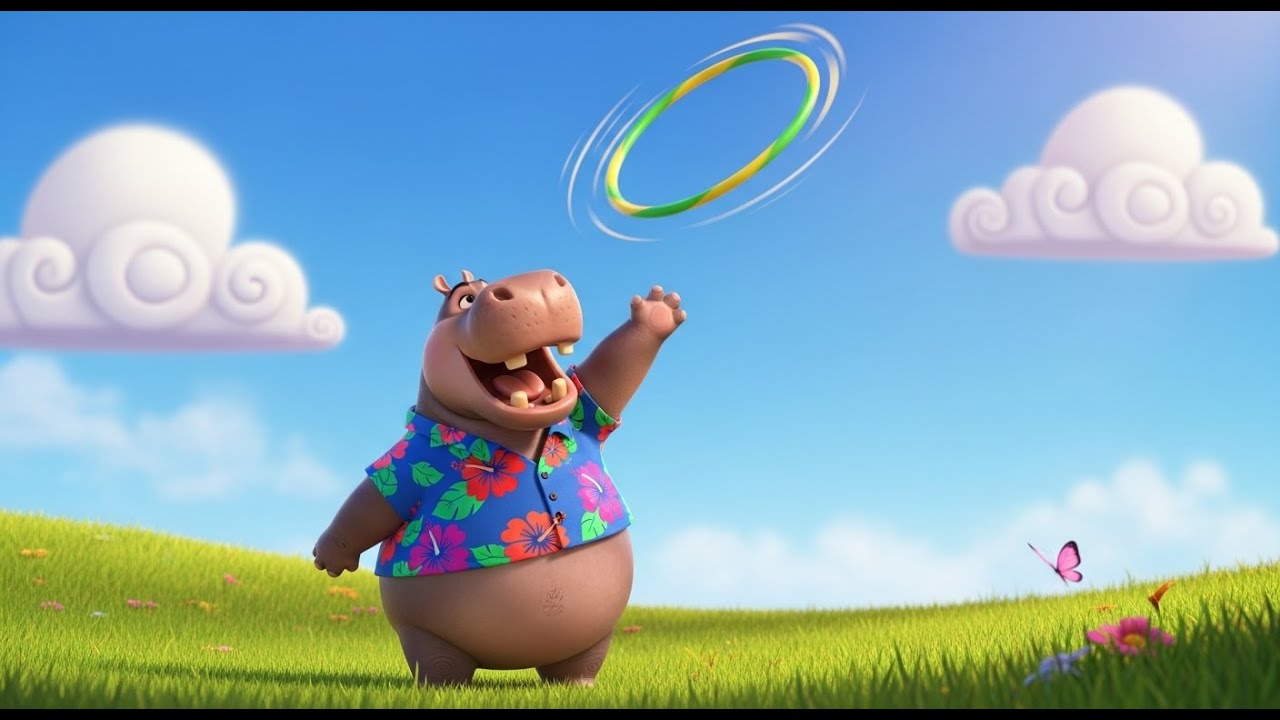 The Hippo Who Loved Hula Hoops | Fun Nursery Rhymes and Kids Songs ...