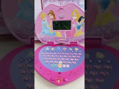 Disney Pamuk Prenses Oyuncak Bilgisayar Fonksiyonlu Laptop
