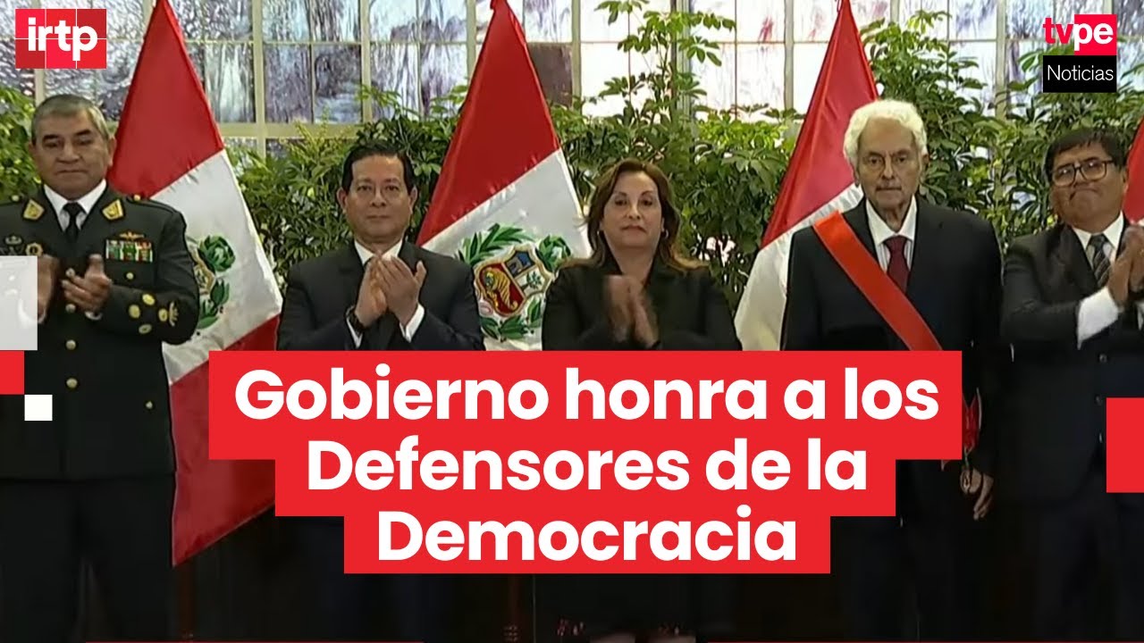 Presidenta Dina Boluarte lidera ceremonia por el Día de los Defensores ...