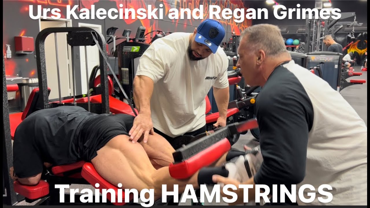 Urs Kalecinski giant set for HAMSTRINGS with Regan Grimes - YouTube