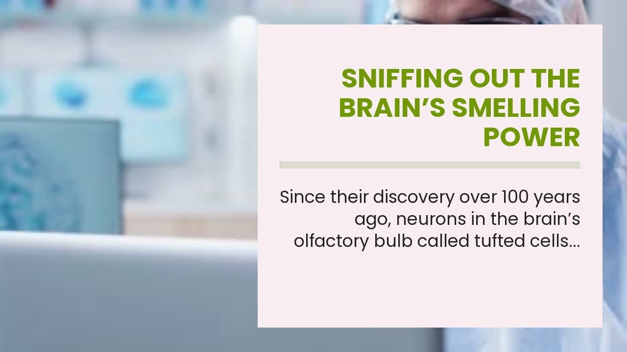Sniffing out the brain’s smelling power - YouTube