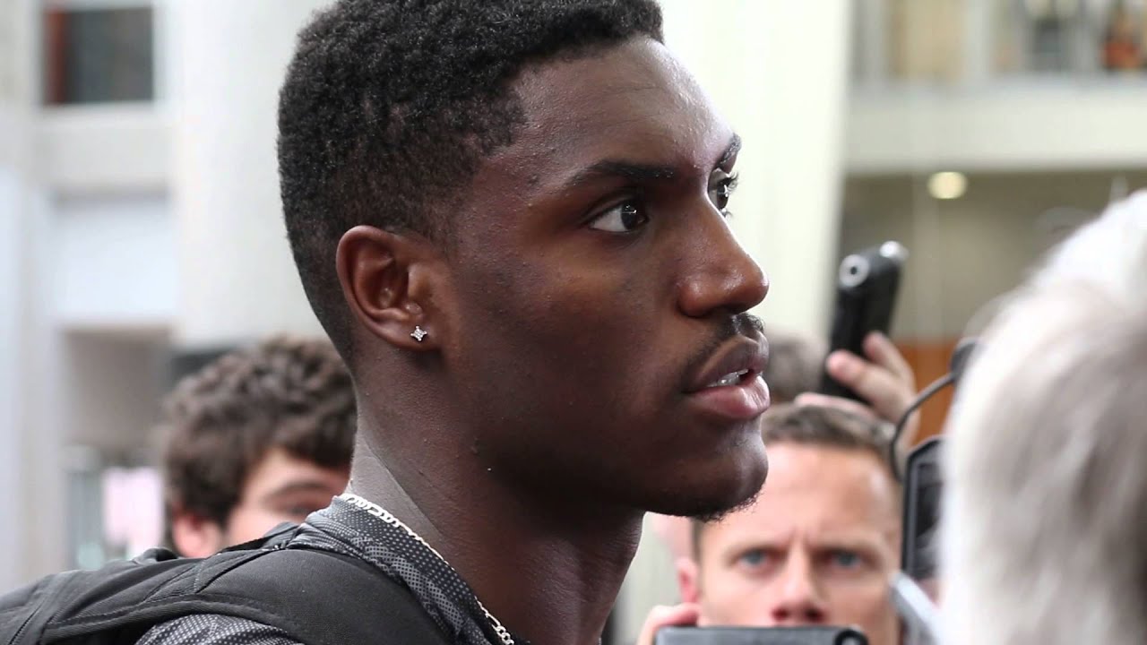 Marquez North talks after working out at Tennessee's Pro Day - YouTube