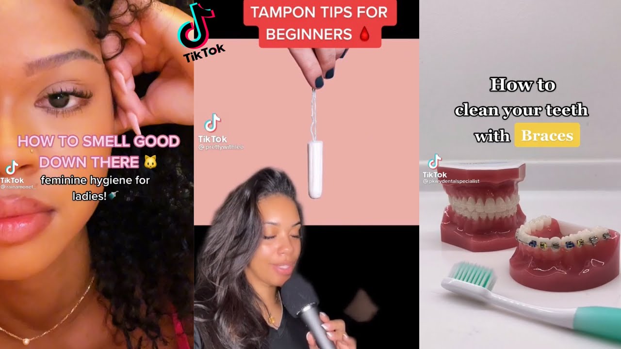 Hygiene tips every girl shoul know | tiktok compilation - YouTube