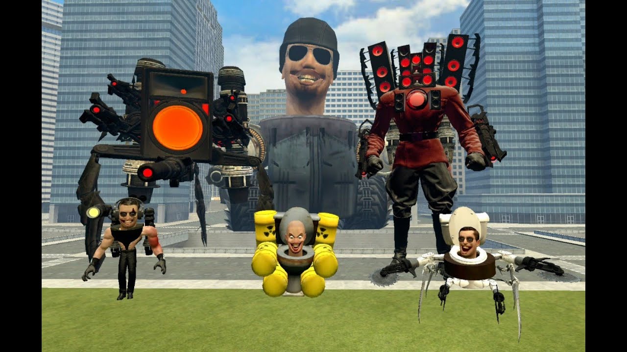 EVOLUTION OF NEW SPEAKERMAN TITAN UPGRADED vs BOMB BARREL TOILET YELLOW ...