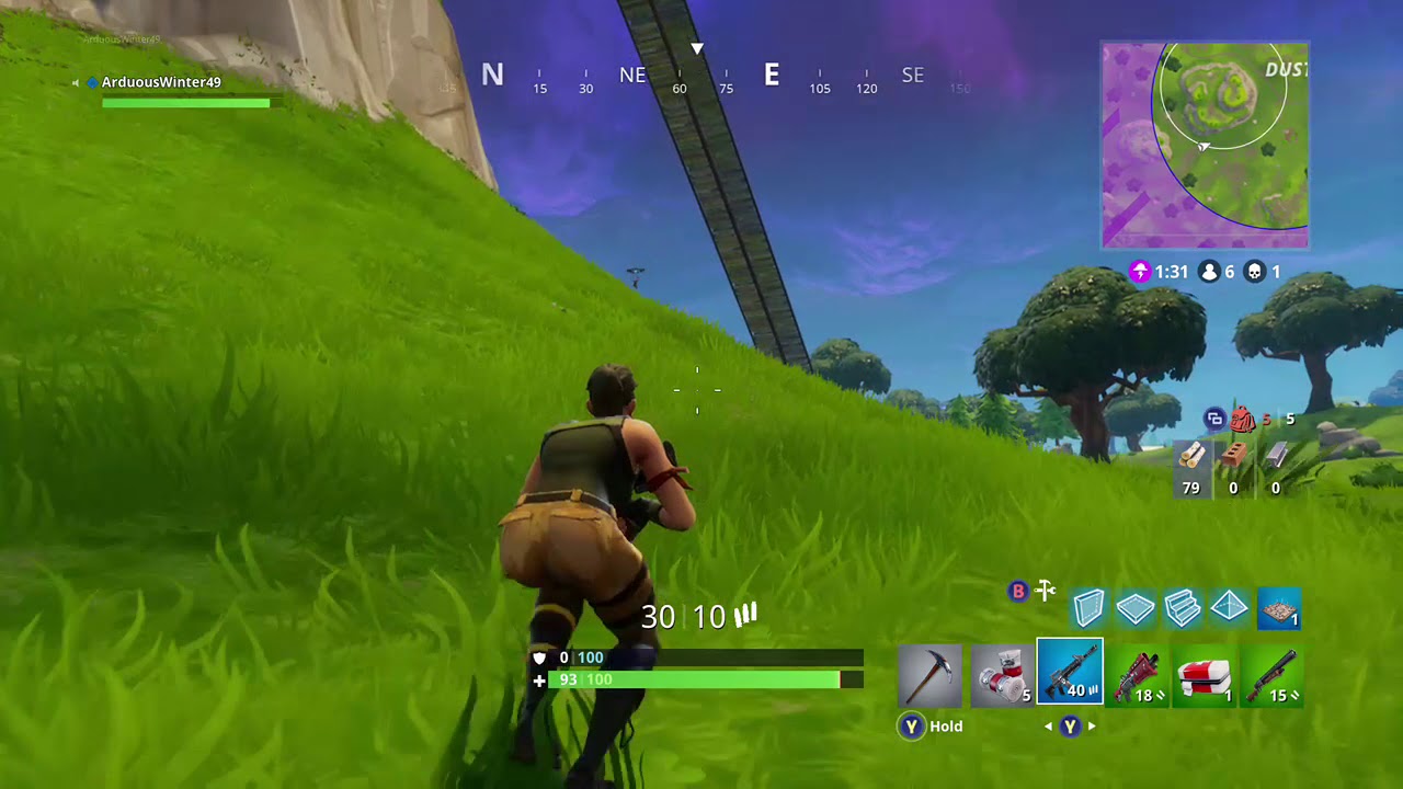 Shooting Someone in Mid Air on Fortnite Battle Royale ! - YouTube