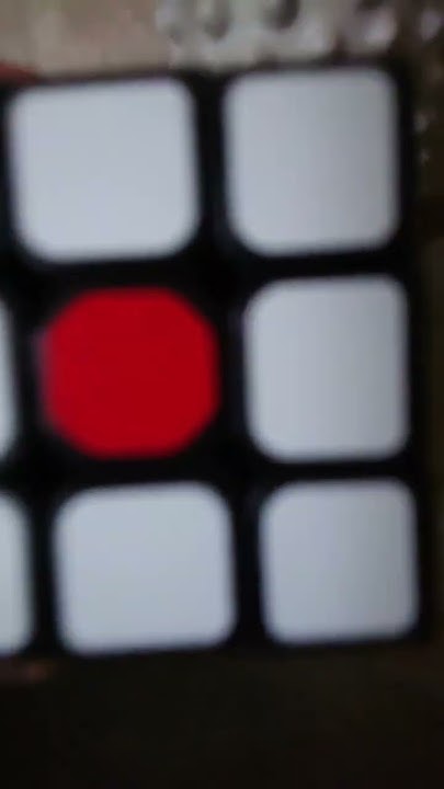 Rubik cube dot pattern - YouTube