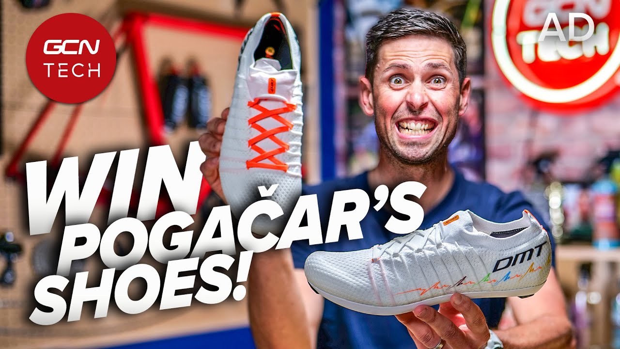 Tadej Pogačar's New Shoes! | DMT Pogi’s Heart Beat Shoes Unboxing ...