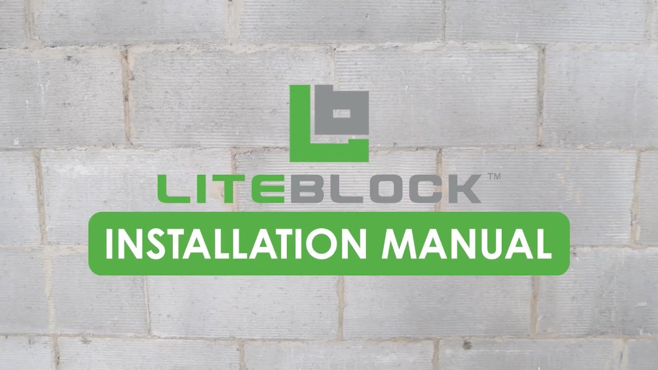 Liteblock Installation - YouTube