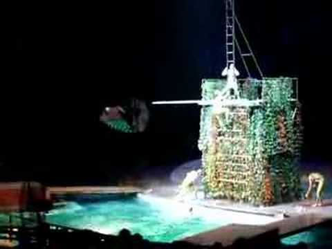 Clown divers at Chime-long Circus - YouTube