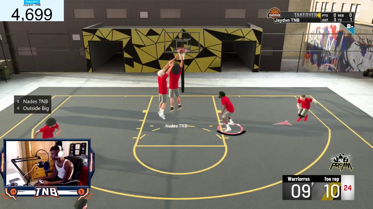 Jaydvn TNB x NaDeXe INTENSE COMP GAME IN NEW 3v3 GAME MODE NBA 2K20 ...