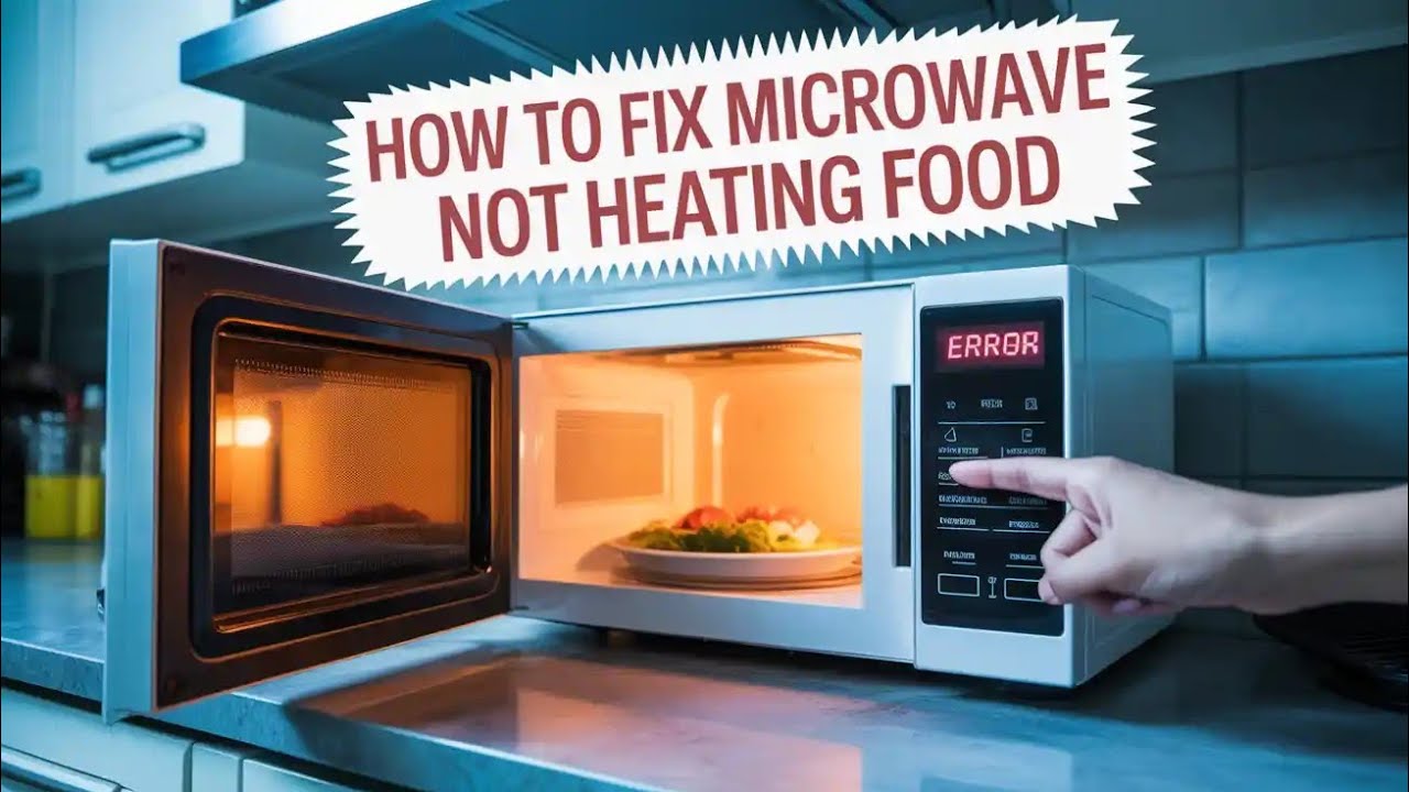 How to Fix Microwave not Heating Food - YouTube