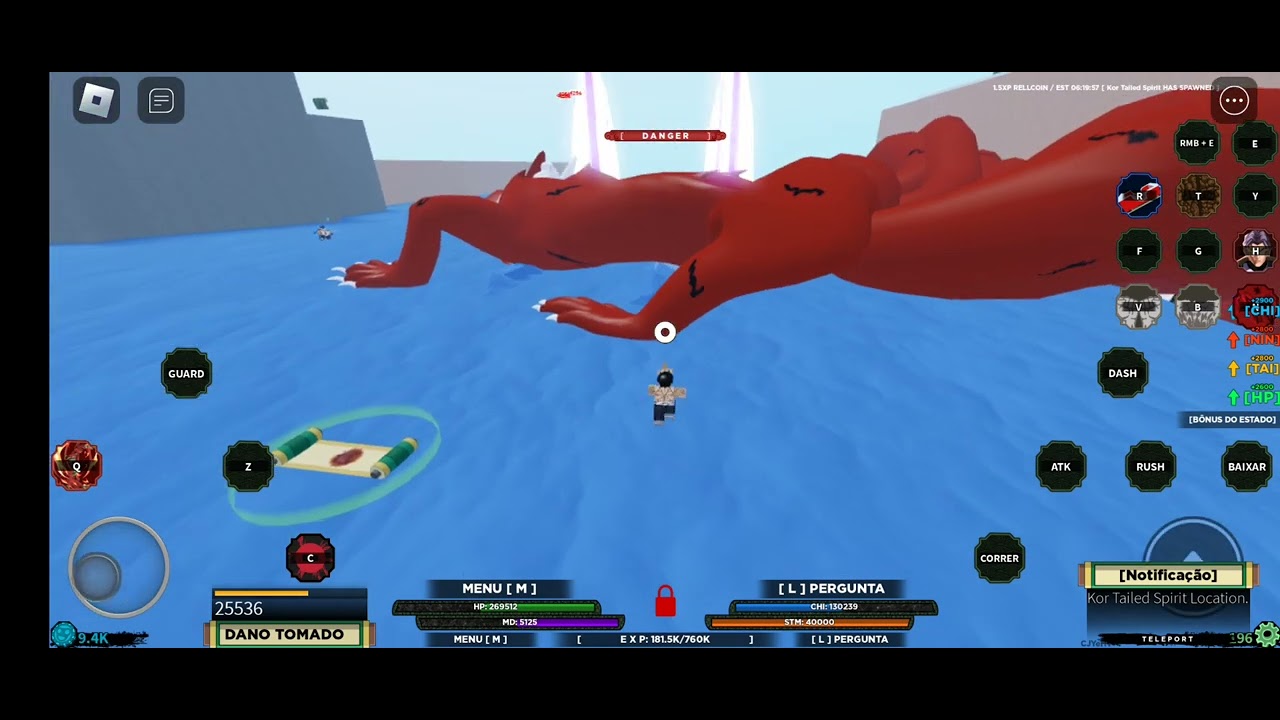 pegando kor tailed spirit gen 2 (Shindo Life 2) - YouTube