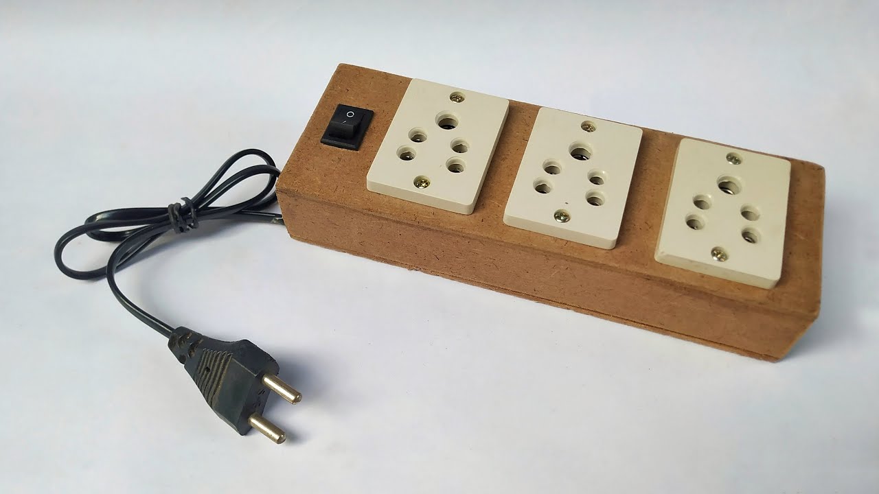 How to Make Electric Board | How To Make Amazing Extension Board ...