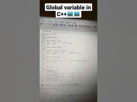 global variable in c++💻💻 - YouTube