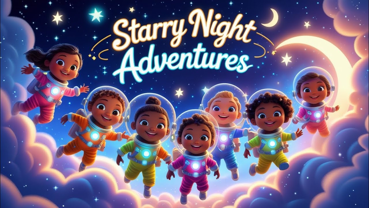 Starry Night Adventures - A Magical Lullaby for Kids! - YouTube