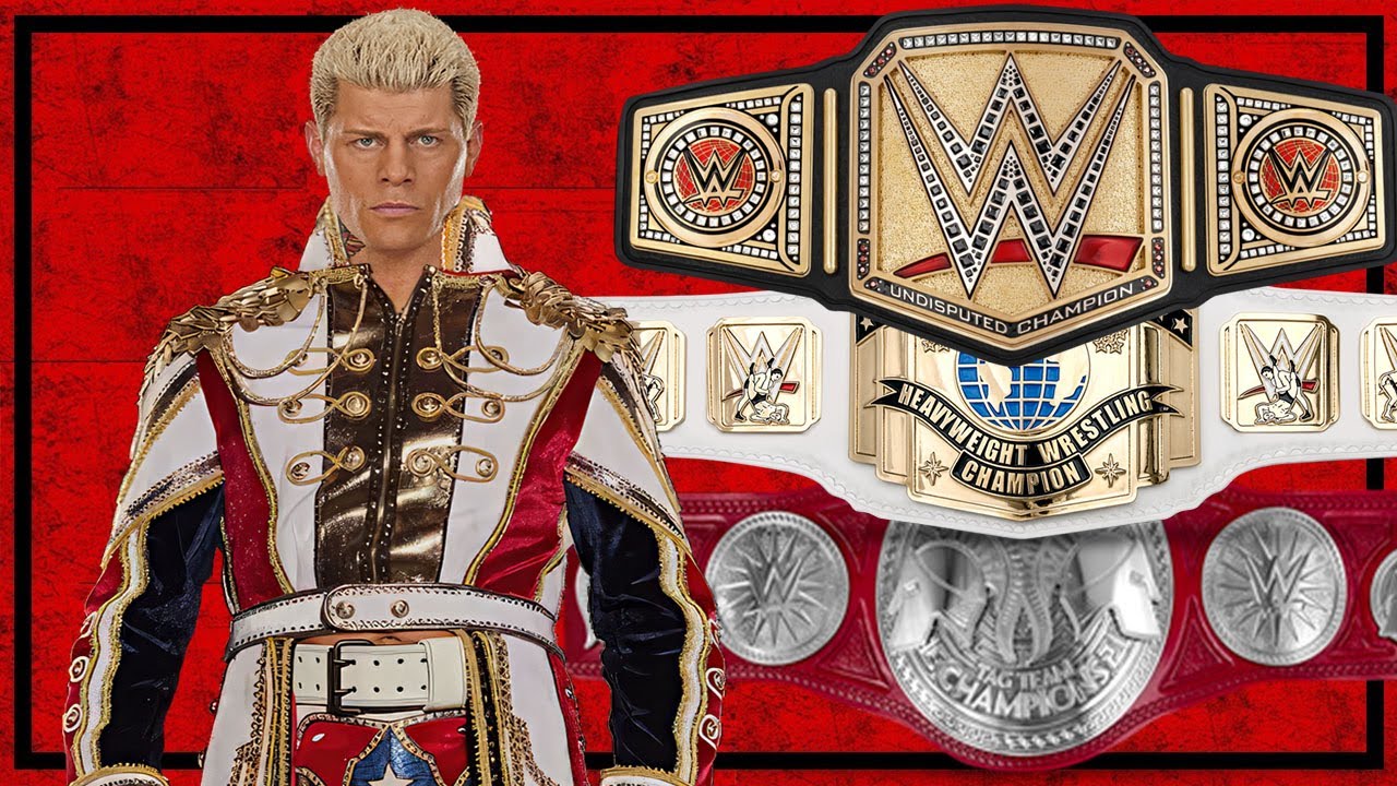 All Cody Rhodes WWE Title Wins (2008 - 2024) - YouTube