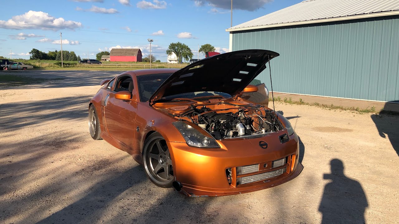 Checking Out Ryan's Twin Turbo LS Swap 350Z + Del Sol Pulls HIGH BOOST ...