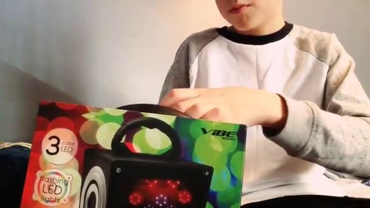LED stereo box by vibe unboxing - YouTube