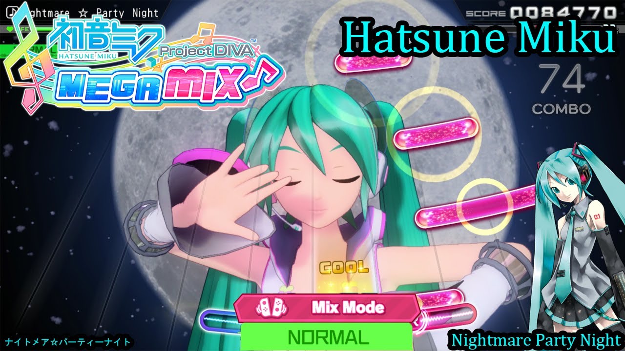 Project Diva Mega Mix- Hatsune Miku- ナイトメア☆パーティーナイト - Nightmare☆Party ...