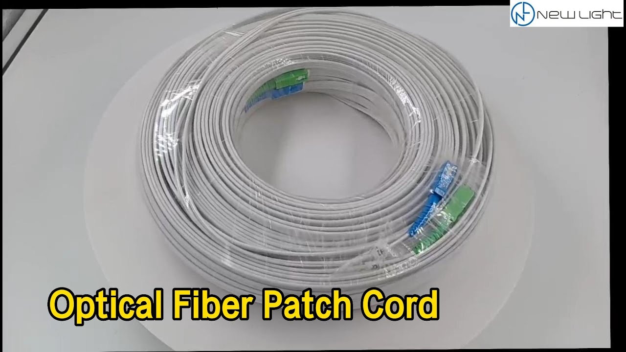 Single Mode Optical Fiber Patch Cord 50M Length PVC Low Loss Anti Rat ...