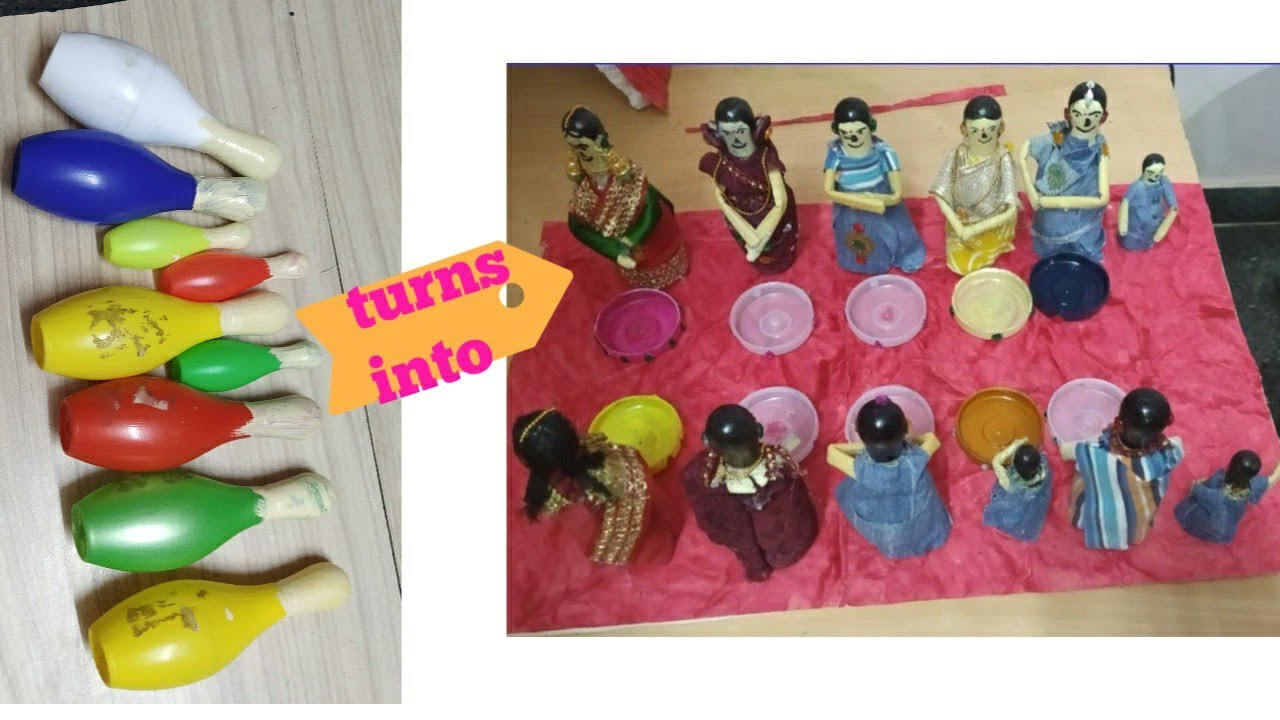 DIY:from waste craft dolls making/without using water bottles craft ...