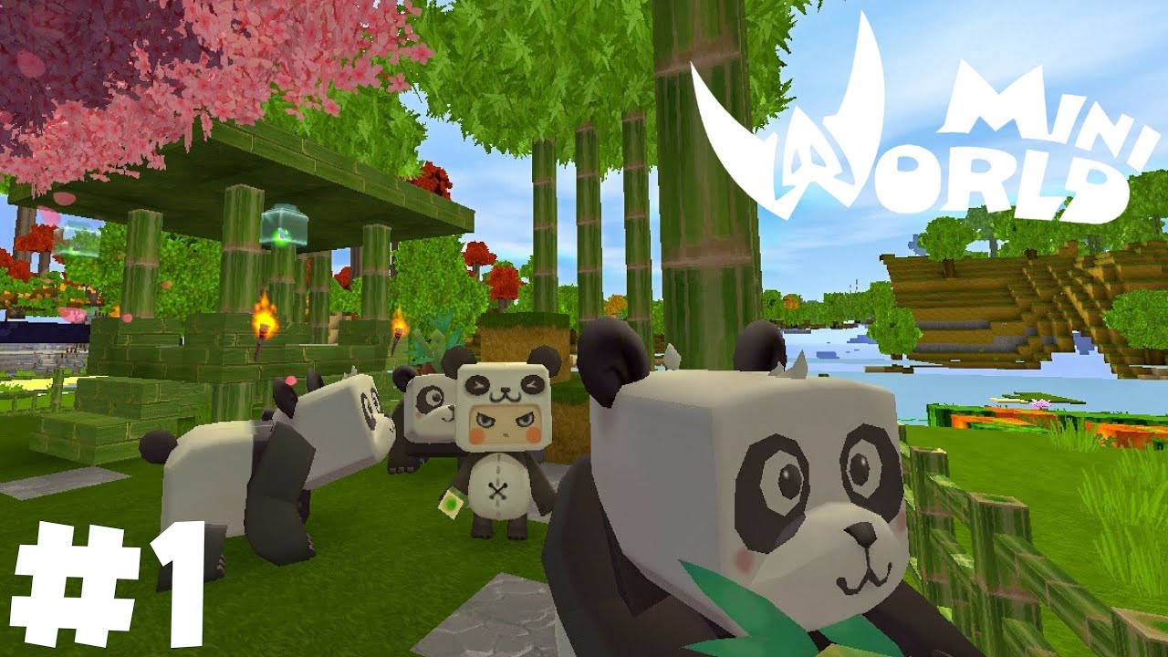 Mini World Gameplay Android || Membuat kandang untuk Panda - YouTube