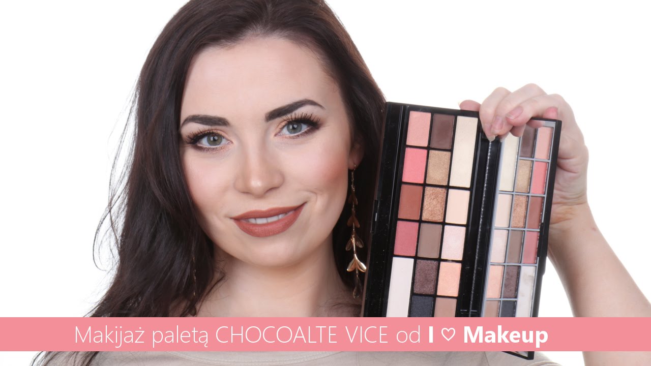 Makijaż paletą CHOCOLATE VICE od I ♡ Makeup - YouTube